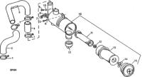 China R55266 Hose Deere parts 380, 310A, 410, 480A, 2640 for sale