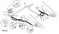 China AT25242 Hose Clamp Deere parts 300D, 400G, 310, 646, 540B, 2.9, 310A, 444, 540D, 844, 544, 210C, 482C, 640, 485E, 544B, 410, 640D, 440C, 440D for sale