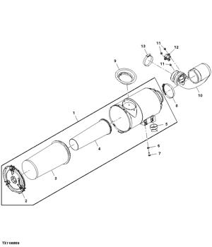 China AU12450 Hose Clamp Deere parts 500A, 690B, 310K, 540D, 310SJ, 310J, 210LE, 444, 6400, 93, 444C, 6405, 9300, WL56, 310SK, 655K, 444D, 350C, 450C, 710B, 455D, 450D, 764, 210LJ, 450E, 710D, 450G, 500, 555, 315SJ, 750, 555A, 550A, 315S... for sale