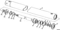 China N198341 Lock Nut Deere parts 24A, 24, 125 for sale