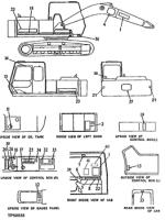 China 2028011 Label Deere parts 790D for sale