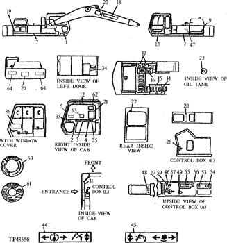 China 2028765 Label Deere parts 992D for sale