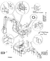 China 2033492 Label Deere parts 490E for sale