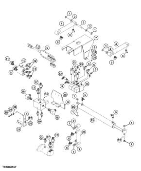 China AT49976 Fitting Deere parts 24A, 860B, 740, 740A, 540B, 540D, ATTACHMENT, 743, 762, 762B, 640, 762A, 440C, 743A, 862, 440D for sale