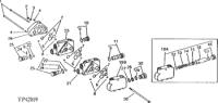 China AU40993 Fitting Deere parts 302A, 300B, 300, 400 for sale