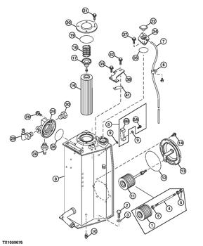 China AT308568 Filter Element Deere parts 35D, 490, 70D, 35ZTS, 70, 35C, 60D, 344G, 27C, 35G, 27D, 190, 50G, 27ZTS, 60G, 50D, 80 for sale