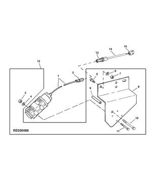 China A61490 Bracket Deere parts 2640 for sale