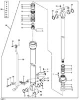China 0254908 Ring Deere parts 120D, 130G, 135D, 135G, 892DLC, 690D, 110, 135C, 790D, 120C for sale