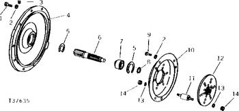 China AT42693 Plate Deere parts 644B, 646, 444D, 644C, 544, 646C, 544B, 444, 544C, 444C, 644A for sale
