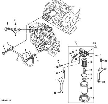 China M801108 Fitting Deere parts 850D, 25, 6675, 855D, 30, 2030A, 110, 50, 6X4, 17D, 4X2, GATOR, 4X4 for sale