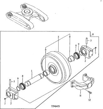 China 1020714 Bracket Deere parts 270LC, 790, 792DLC, 892, 892DLC for sale