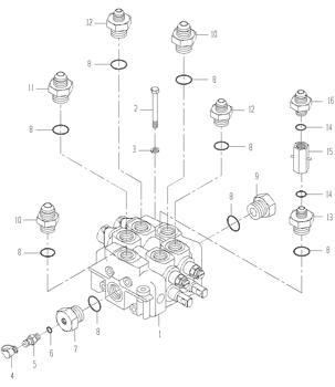 China 0070323177 Fitting Deere parts 1850 for sale