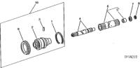 China AR80535 Shaft Deere parts 540D, 540B, 670A, 670, 640 for sale