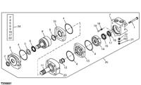 China AT83942 Shaft Deere parts ATTACHMENTS, 770B, 50C, 740A, 770A, 50ZTS, 35C, 640D for sale