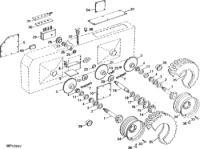 China MG249648 Shaft Deere parts 570 for sale