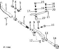 China R42492 Shaft Deere parts 500A, 570, 500B, 570B, 500C, 670A, 510, 670B, 500, 670, 600 for sale