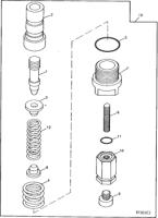China 0215107 Fitting Plug Deere parts 490 for sale