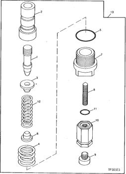 China 0215107 Fitting Plug Deere parts 490 for sale