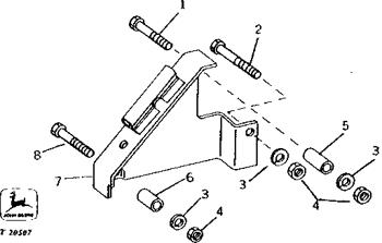 China 28H2576 Spacer Deere parts 750, 646, 350B, 350D, 643D, 444, 644A, 644B, 350C, 440, 762, 640, 762A, 770B, 850, 401D, 544, 862, 862B, 544B, 850B, 540, 855, 670B for sale