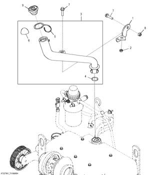 China AT352477 Bracket Deere parts 315, 313 for sale