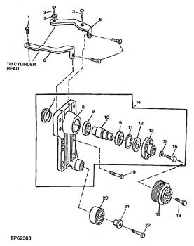 China R500163 Bracket Deere parts 643G, 750C, RE151971, 653E, 653G, 540G, 750C-II, 1400 for sale
