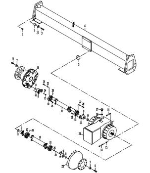 China 0290249864 Spacer Deere parts 2254 for sale