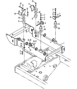 China 0291369914 Spacer Deere parts 2254 for sale