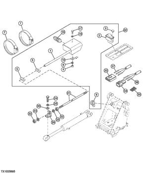 China AT326369 Switch Deere parts 324J, 324K, 244K, 244J, 605C, 304J, 304H, 344K, 344J for sale