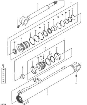 China 0430408 Spacer Deere parts 17ZTS for sale