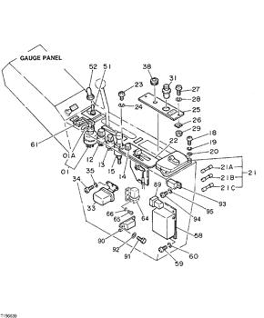 China 4184396 Switch Deere parts 290D, 490, 792DLC, 70D, 992D, 892DLC, 690D, 790D, 590D for sale