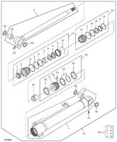 China 0480909 Spacer Deere parts 35C, 35ZTS for sale