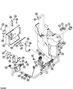 China 1032894 Wiring Harness Deere parts 50D, 35D for sale
