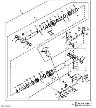 China 0961436 Bracket Deere parts 350GLC, 370C, 350DLC, 3554 for sale