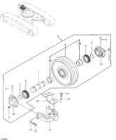 China 1020353 Bracket Deere parts 370C, 992D, 330LC, 450CLC, 992ELC, 3554, 450LC, 3754D for sale
