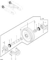 China 1023376 Bracket Deere parts 330LCR for sale