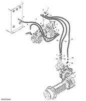 China 0071344319 Adapter Fitting Deere parts 1850 for sale