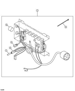 China AT194827 Wiring Harness Deere parts 450CLC for sale