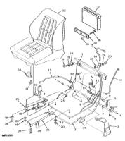 China AT326730 Wiring Harness Deere parts 4475, 6675, 8875 for sale