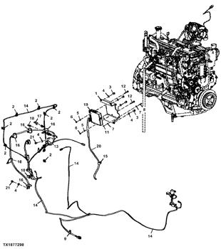 China AT372347 Wiring Harness for sale
