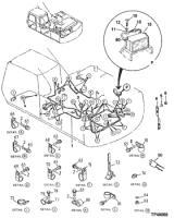 China 0001216 Wiring Harness Deere parts 790ELC for sale