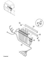 China 0002290 Wiring Harness Deere parts 160LC, 330LC, 200LC, 330LCR, 110, 230LC, 120, 230LCR, 270LC for sale