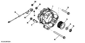 China AH229090 Alternator Deere parts 4.5, 6.8 for sale