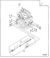 China 0669507 Adapter Fitting Deere parts 110, 160LC, 120 for sale