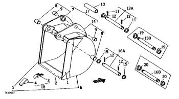 China 28H2239 Spacer Deere parts 302A, 550, 401D, 350C, 450C, 92, 9550, 9250, 401C, 9250A, 444, 544C, 444C, 300B for sale