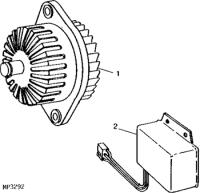 China MG621511 Alternator Deere parts 570 for sale