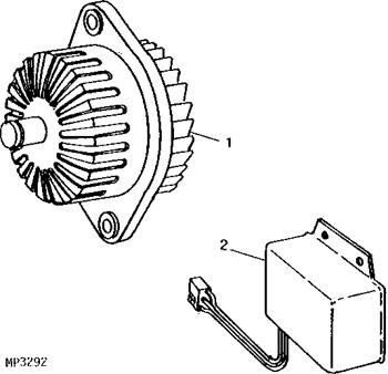 China MG621511 Alternator Deere parts 570 for sale