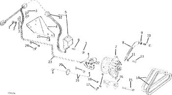 China SE501367 Alternator Deere parts 303, 180, 444E, 400G, 450G for sale