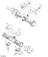 China 0293005298 Spacer Deere parts 1850 for sale