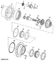 China R131738 Spacer Deere parts 1100 for sale