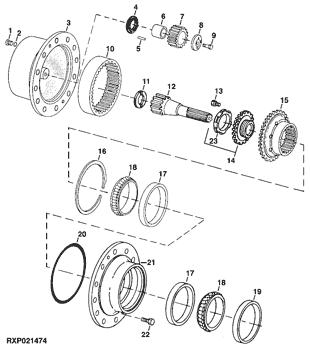 China R131738 Spacer Deere parts 1100 for sale